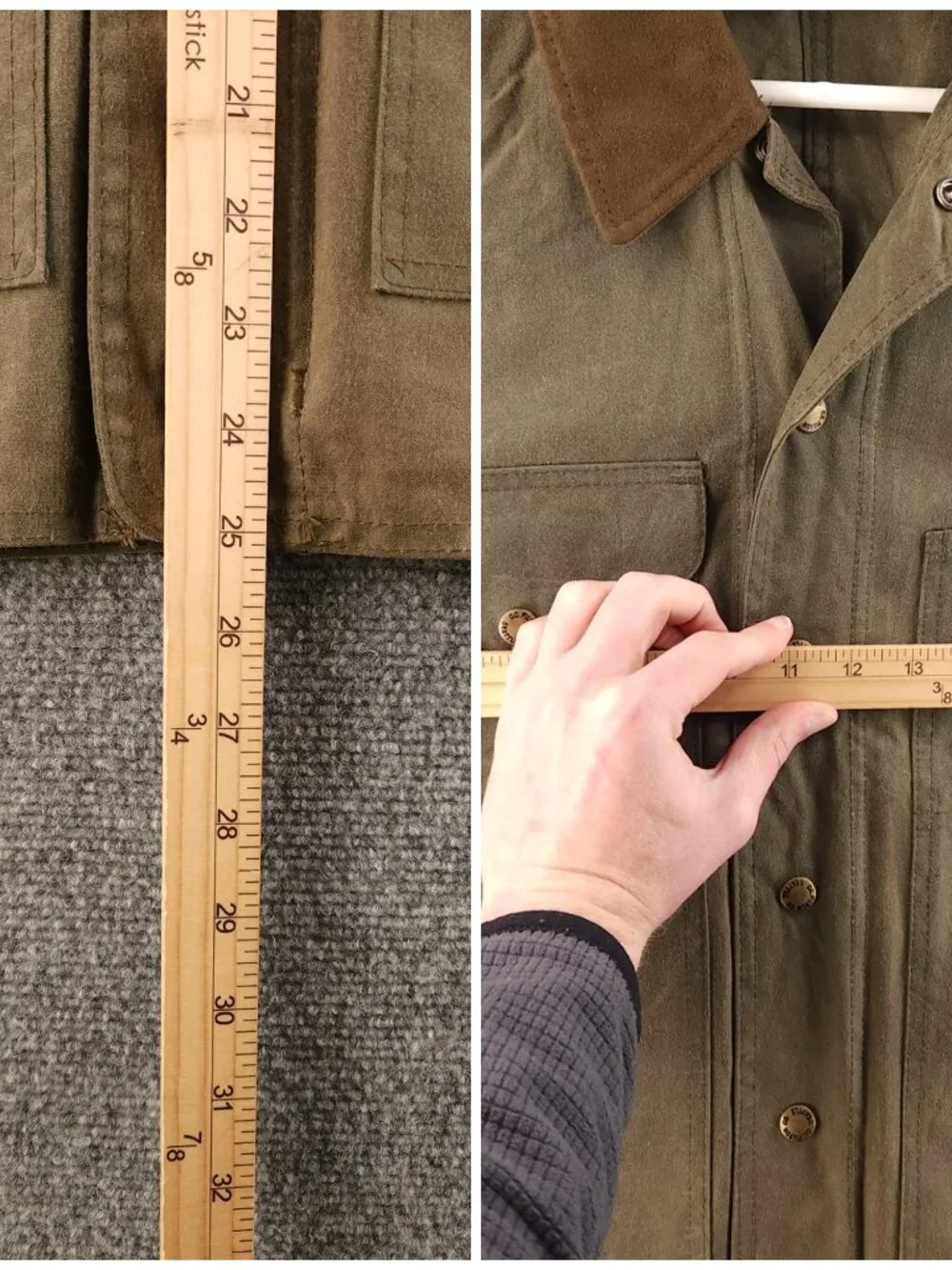 Filson | Jackets & Coats | Vtg Filson Style 423n Waxed Tin Cloth Field ...